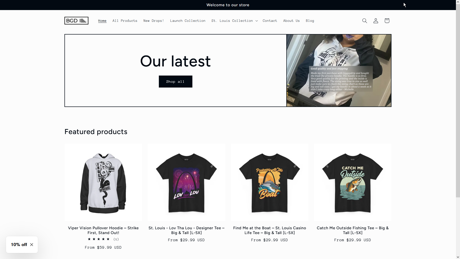 Big Guy Drip Apparel - Plus size graphic tees & Men's hoodies For Sale